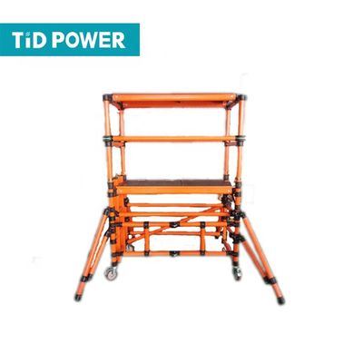 Fully Insulated Safety Insulated Platform Orange Yellow Insulated Ladder