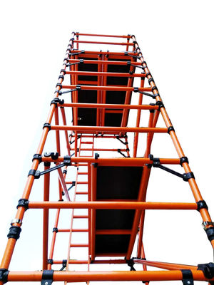 Fully Insulated Safety Insulated Platform Orange Yellow Insulated Ladder
