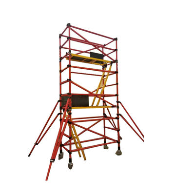 Fully Insulated Safety Insulated Platform Orange Yellow Insulated Ladder