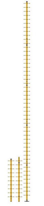 Insulated Centipede Type Ladder For Field Area,Hillside Area,Grass Area ...