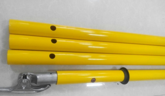 Hot Line Tools Knitting and Pultrusion Epoxy Fiberglass Pipe / Epoxy ...