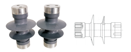 1.5kV/ 3kV Silicone Rubber Post Insulator for Railway