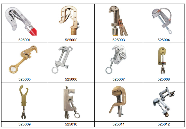 Copper Conductor Clamps / Aluminum Conductor Clamps for Earth Set Series